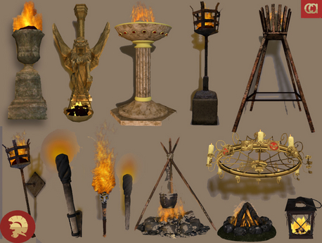 Second Life Marketplace - [CA] ROME FIRE LIGHTING